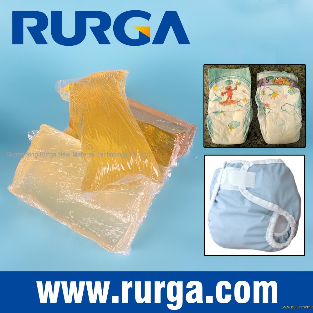 low odor hot melt elastic adhesive with good shrink resistance for baby ...
