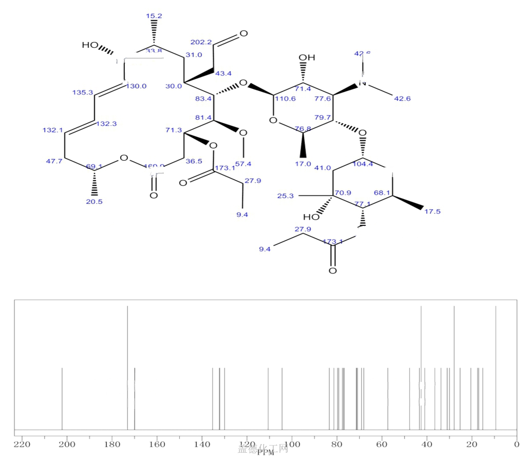 35457-80-8 麦迪霉素 cas号35457-80-8分子式、结构式、MSDS、熔点、沸点
