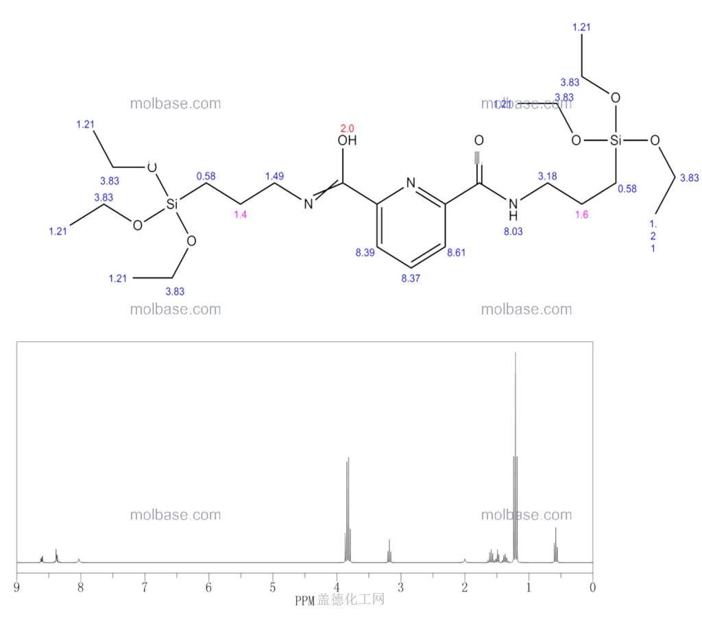 2,6-Pyridinedicarboxamide, N,N'-bis[3-(triethoxysilyl)propyl]- 213414 ...