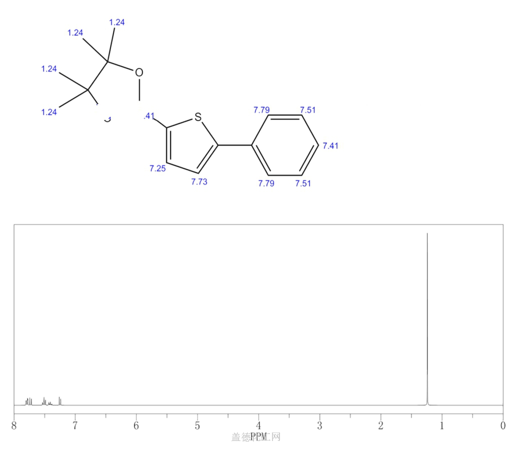 2-PHENYLTHIOPHENE-5-BORONIC ACID PINACOL ESTER 459409-74-6 wiki
